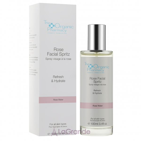 The Organic Pharmacy Rose Facial Spritz - Тоник-спрей для глубокого увлажнения купить ...