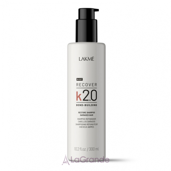 Lakme K2.0 Recover Shampoo - Відновлювальний шампунь для волосся купити оригінальну косметику в ...